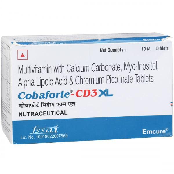 Cobaforte-CD3 XL - Strip of 10 Tablets : Amazon.in: Health & Personal Care