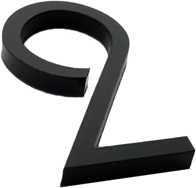 Amazon.com: 3 Inch Modern House Number, Self-adhesive House Numbers ...