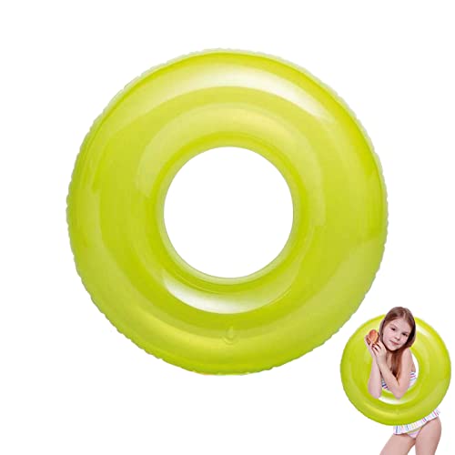 Pool Inflatable Float for Kids,Transparent Yellow Inflatable Pool Float ...