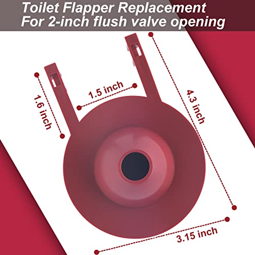 Snapklik.com : Toilet Flapper Replacement Kit, 2-inch Toilet Stopper ...