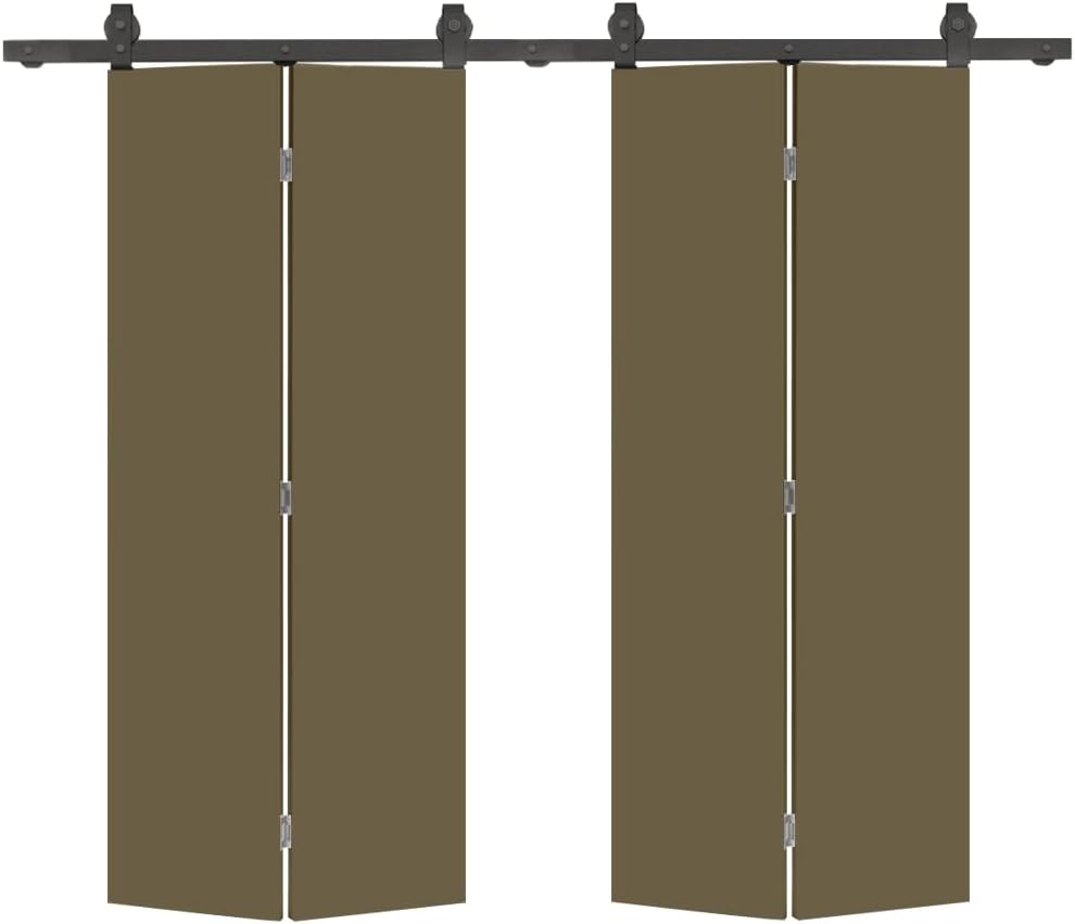 48 in. x 80 in. Olive Green Smooth Flush Hardboard Hollow Core ...