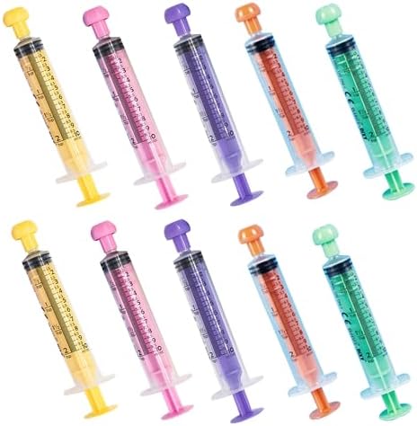 Amazon.com: TDGBIH 10 PCS 10ml Professional Plastic Syringe Feeder and ...