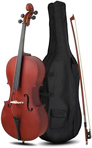 Amazon.com: Ktaxon Full-Size Cello, Beginner Cello 4/4, Acoustic Cello ...