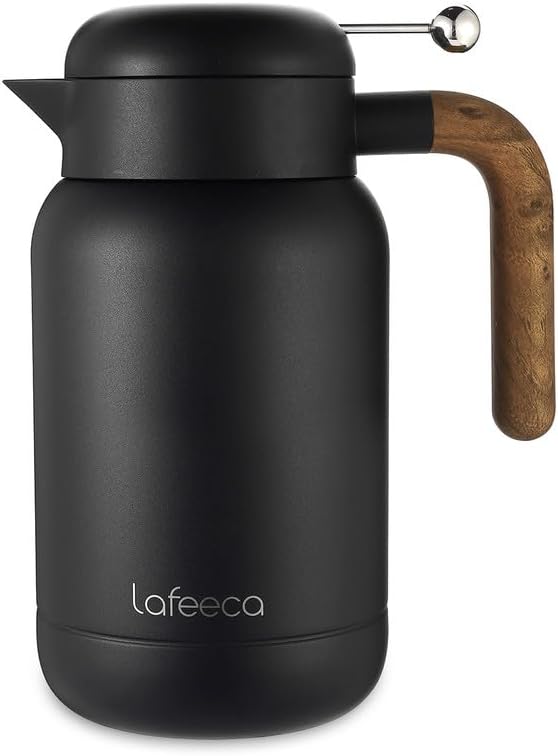 Amazon.com: Aura Thermal Coffee Carafe Tea Pot for Keeping Hot & Iced Cold - Vacuum Insulated ...