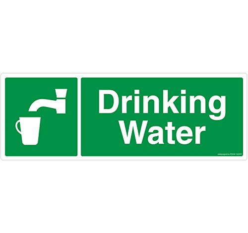 Safety Sign Store Drinking Water, Material: NightGlo Rigid : Amazon.in ...