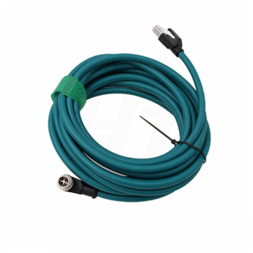 HangTon M12 Ethernet Cable for Microscan HAWK MV-4000 Cognex 2800 370 ...