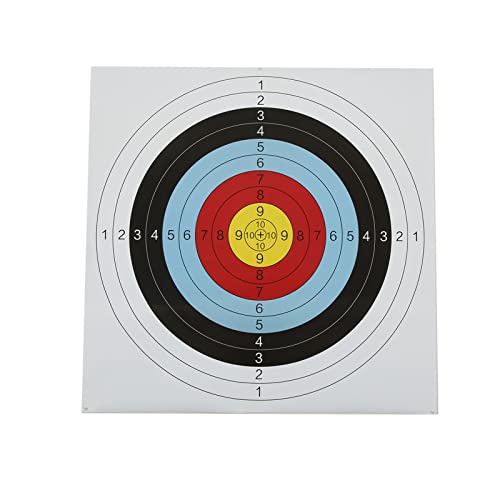 30Pcs Archery Target Paper,60cm Square Archery Target Face Sheet for ...
