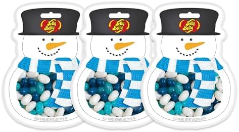 Amazon.com : Jelly Belly Snowman 3 Pack of 5.5oz Christmas Jelly Beans ...