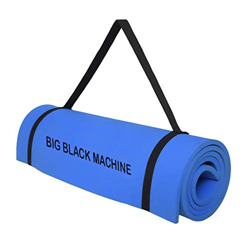 BBM Anti Skid Yoga Mat with Shoulder Strap For Gym Outdoor Workout For ...