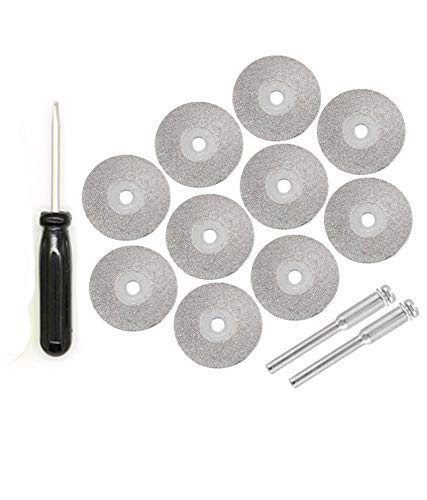 ADAWAT 10Pcs 16 Mm Mini Diamond Cutting Disc Diamond Disc Wheel Diamond ...