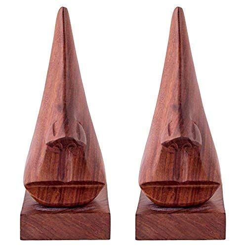 Buy ZYNTIX Wooden Eyeglass Holder Stand Display Stand Nose Specs Holder ...