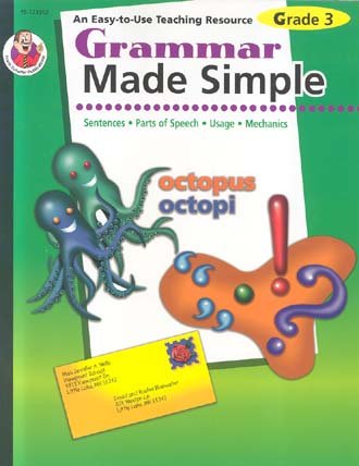 Grammar Made Simple, Grade 3 : Carson-Dellosa Publishing: Amazon.com.mx: Libros