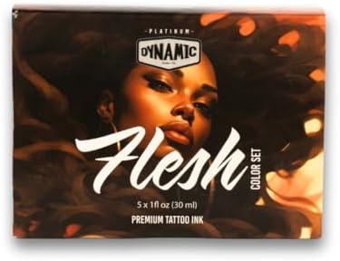 Amazon.com: Dynamic Color Co- Tattoo Ink Set: Flesh Tones - Explore ...