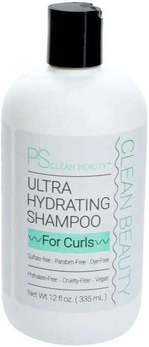 Amazon.com : PS Clean Beauty Ultra Hydrating Shampoo for Curls, 12 Fl ...