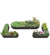 Amazon.com: A ANLEOLIFE 6X3X2 ft Galvanized Raised Garden Beds Outdoor ...