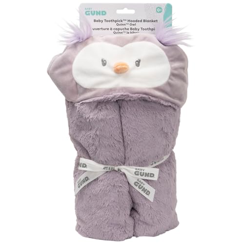 GUND Baby Lil’ Luvs Hooded Blanket, Quinn Owl, Ultra Soft Plush ...