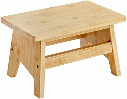 Amazon.com: Sorbus Bamboo Step Stool - Small Wooden Stool- Bed Stool ...