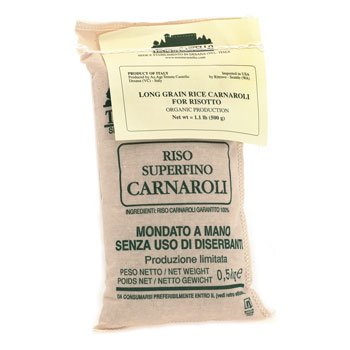 Amazon.com : Organic Long Grain Rice Carnaroli for Risotto - 1.1 lb/500 ...