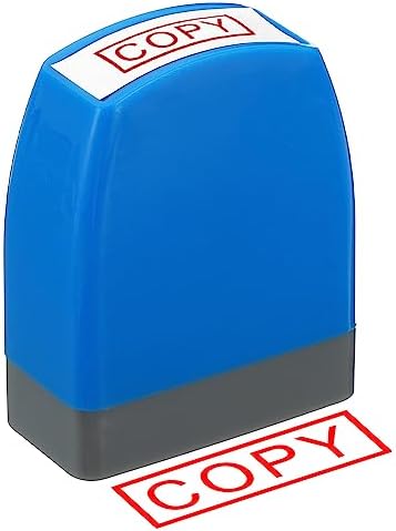 PATIKIL Copia Timbro Autoinchiostrante, Rosso Inchiostro Ufficio Timbri ...