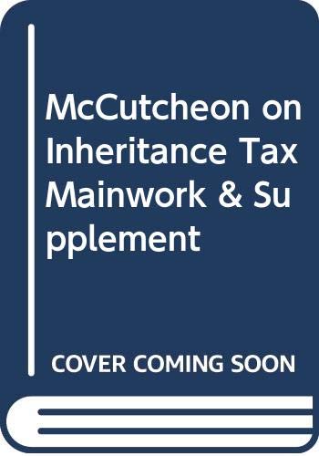 McCutcheon on Inheritance Tax: Aparna Nathan: 9780414065345: Amazon.com: Books