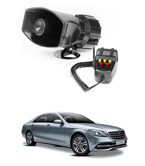 MATIES Police Mike Horn 12V/3 Tones Wireless Electronic Siren Loud Car ...