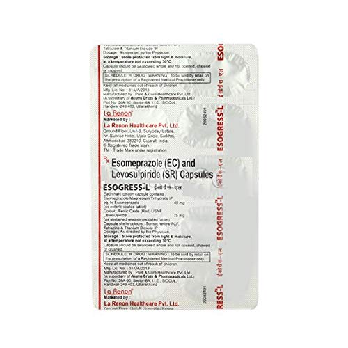 Esogress-L - Strip of 10 Capsules : Amazon.in: Fashion