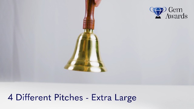 Watch Custom Engraved Brass Bell Hand bells on Amazon Live