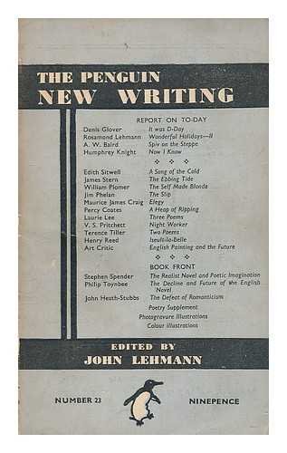 THE PENGUIN NEW WRITING #26.: Lehmann, John. (Ed.) Guinness, Alec ...