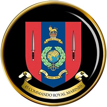 Royal Marines Military Small Enamel Lapel Pin Badge : Amazon.co.uk: Fashion
