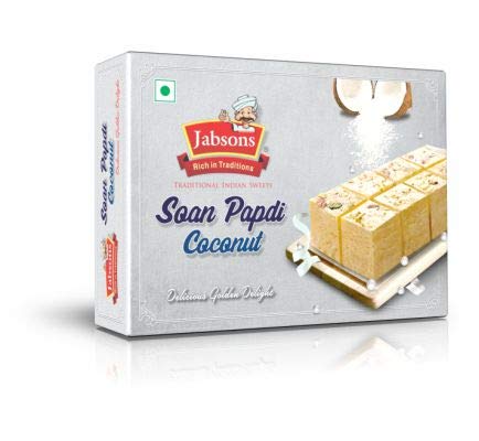 Jabsons food Soan Papdi Coconut -250 gm : Amazon.in: Grocery & Gourmet ...