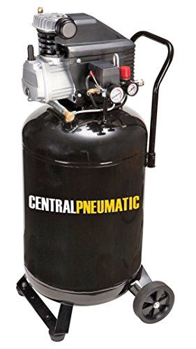 Central Pneumatic 2.5 Horsepower, 21 Gallon, 125 PSI Cast Iron Vertical ...