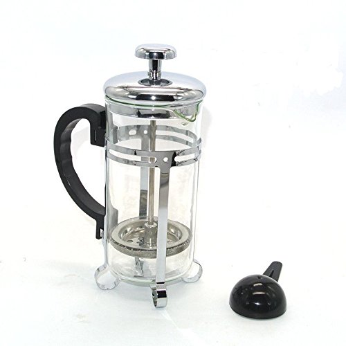 Buy Glass Coffee Plunger Stainless Steel 350ml Online at Low Prices in ...