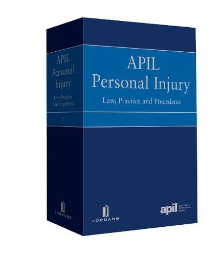 Apil Personal Injury Law, Practice And Precendents: 9780853089933 ...