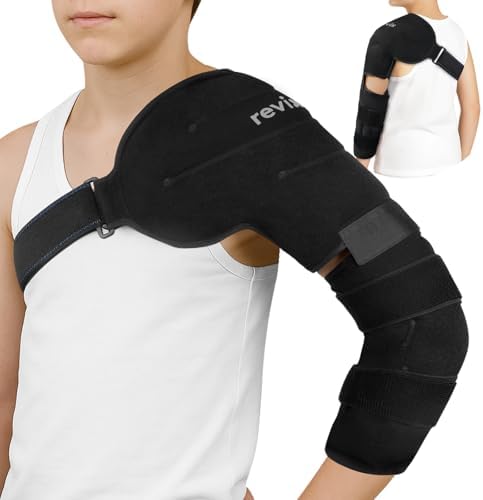 Amazon.com: REVIX Youth Arm Ice Pack Wrap for Pitchers – Reusable Ice ...