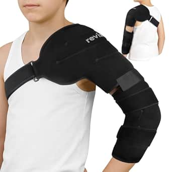 Amazon.com: REVIX Youth Arm Ice Pack Wrap for Pitchers – Reusable Ice ...