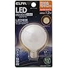 Amazon | エルパ (ELPA) LED電球G50形 LED電球 照明 E17 1.2W 45lm 電球色 LDG1L-G-E17-G261 | エルパ(ELPA) | LED電球 通販