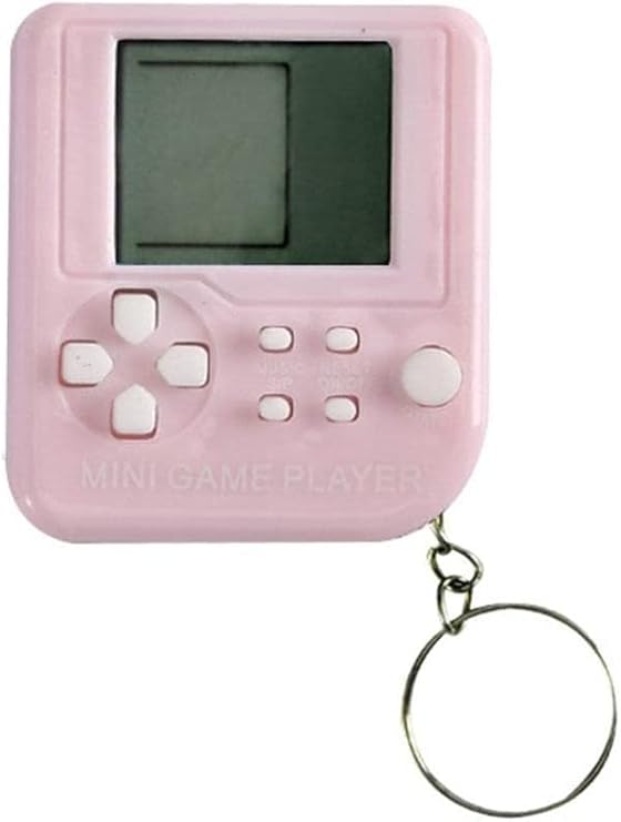 Amazon.com: New Nostalgic Small Handheld Keychain Game Machine Mini ...