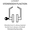Lawrence Commercial Lever Door Lock - Heavy Duty Locking Commercial ...