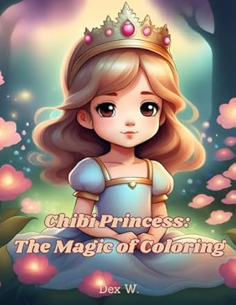 Chibi Princess: The Magic of Coloring: Amazon.co.uk: W., Dex: 9798320140773: Books