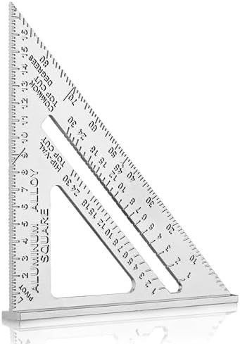 WORKPRO 180 mm Aluminum Speed Square,Combination Square, Measuring Tool ...