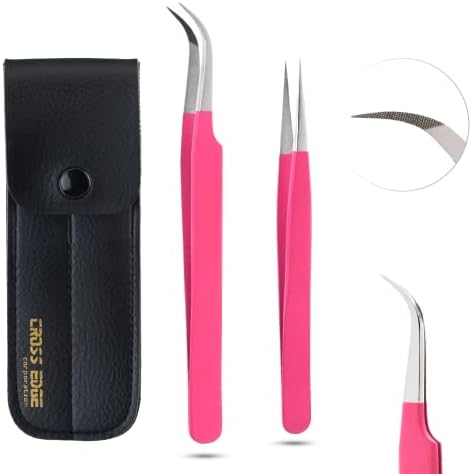 Amazon.com : My Lash Tools - New Fiber Tip Lash Tweezers for Eyelash ...