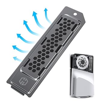 GRAUGEAR Metal Heat Dissipation Cover for PS5 Pro PS5 Slim M.2 SSD ...