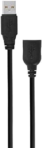 Amazon.com: BSS - Cable de extensión universal USB de 1 pie, 1201871 ...