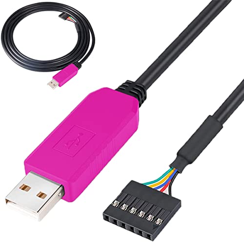 Youmile FTDI USB to TTL Serial 3.3V Adapter Cable with FTDI Chip 6 Pin ...