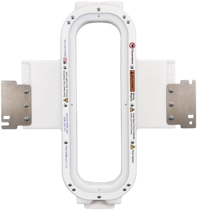 Amazon.com: Mighty Hoop 12x3.25 Magnetic Hoops Embroidery Hoops for BAi ...