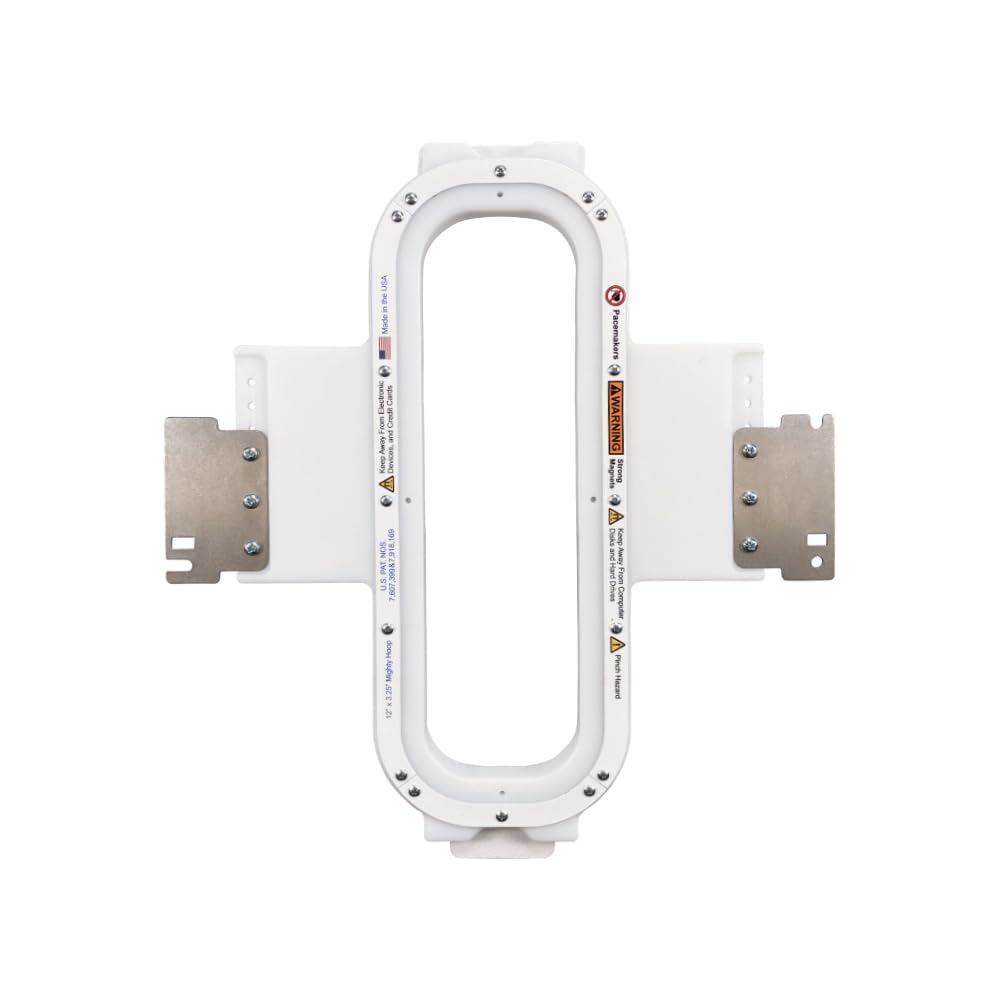 Amazon.com: Mighty Hoop 12x3.25 Magnetic Hoops Embroidery Hoops for BAi ...