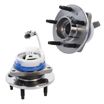 Amazon.com: Pair Front Wheel Hub 513121 Bearing Assembly 5 Lug with ABS ...