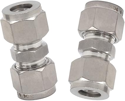 Amazon.com: Metalwork Metric 304 Stainless Steel Compression Tube ...