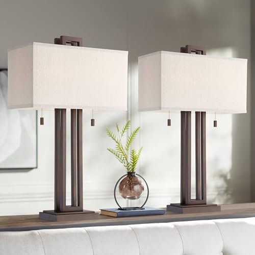 Possini Euro Design Gossard 30" Tall Large Industrial Modern End Table ...