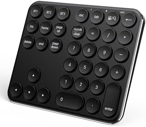Amazon.com: havit Wireless Number Pad for Laptop, Rechargeable 26 and ...